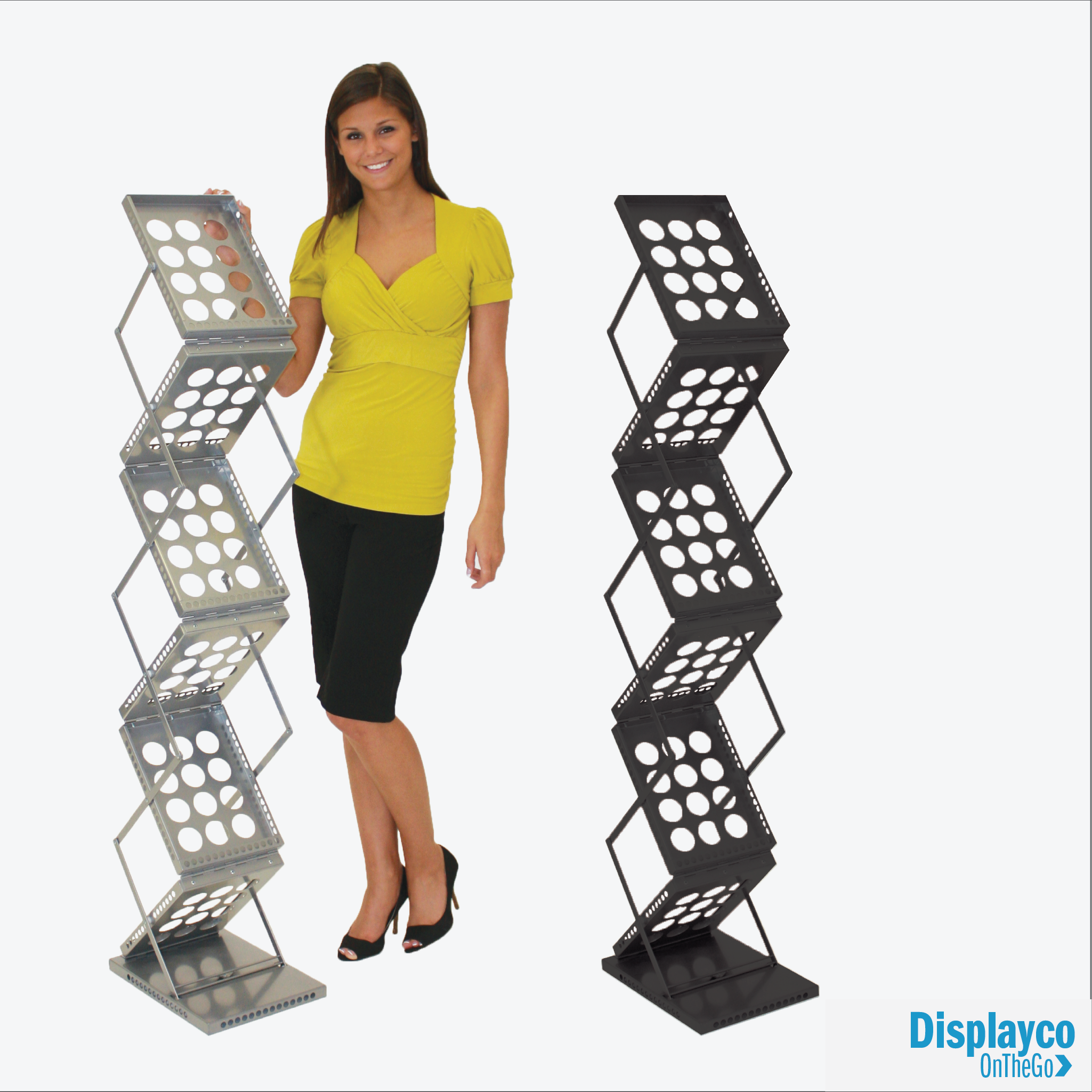 Azure Literature Stand | Portable Display Products | Displayco OnTheGo ...
