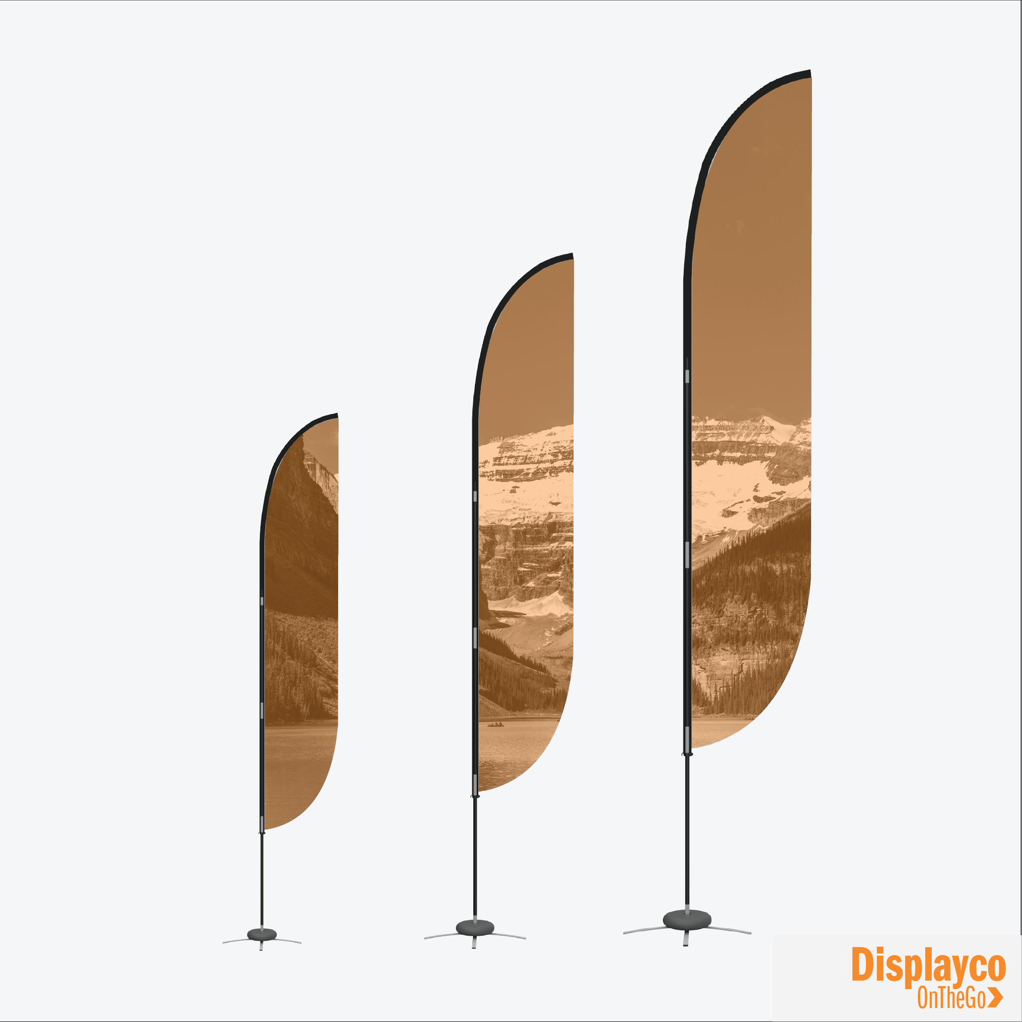 Tangerine Flag | Outdoor Displays | Displayco OnTheGo – Displayco ...